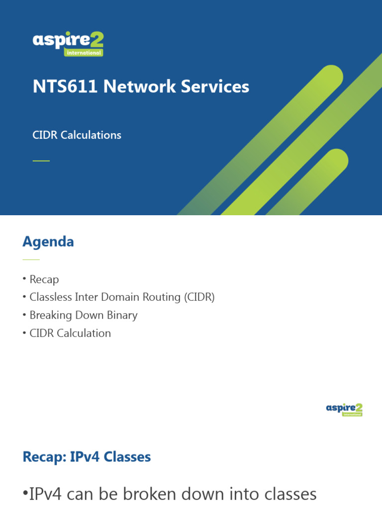 CIDR | PDF