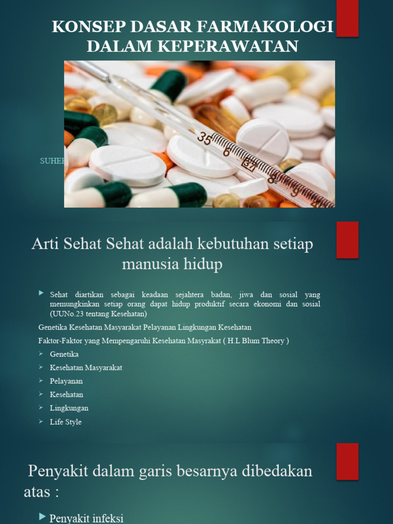 Konsep Dasar Farmakologi Dalam Keperawatan | PDF