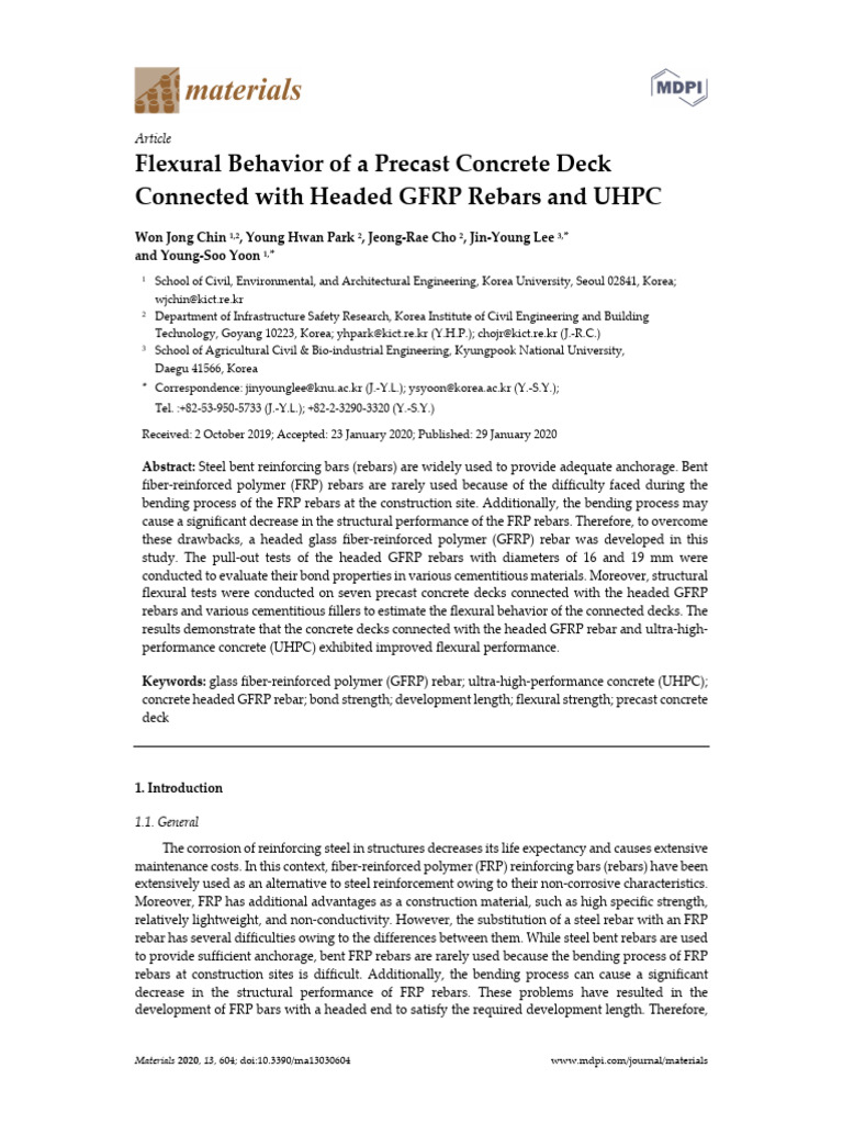 Flexural - Behavior - of - A - Precast - Concrete - Deck - Connected ...