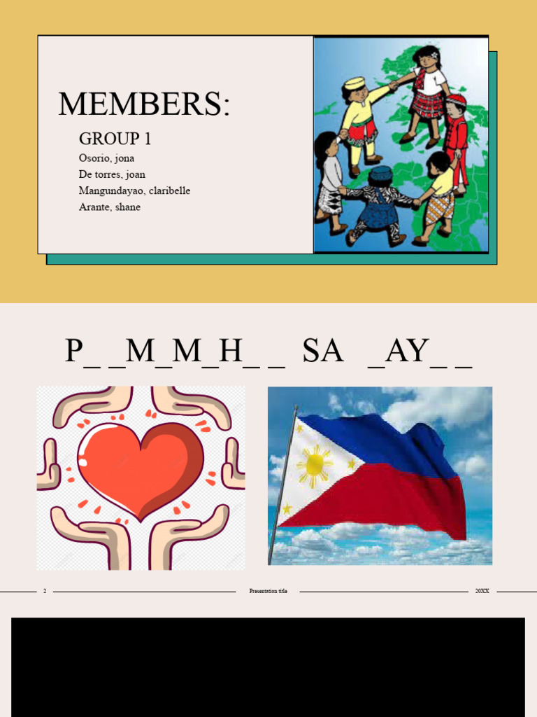 Esp Presentation (Pagmamahal Sa Bayan) Group 1 | PDF