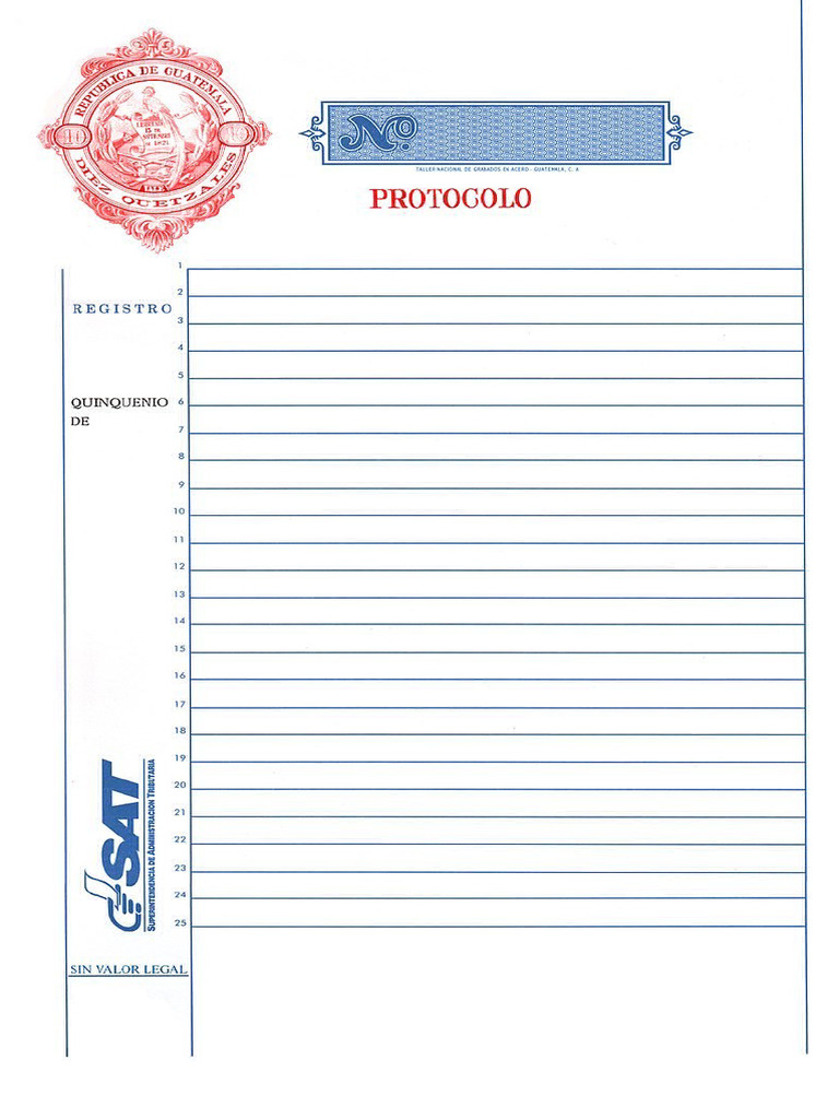 hojas de protocolo | PDF