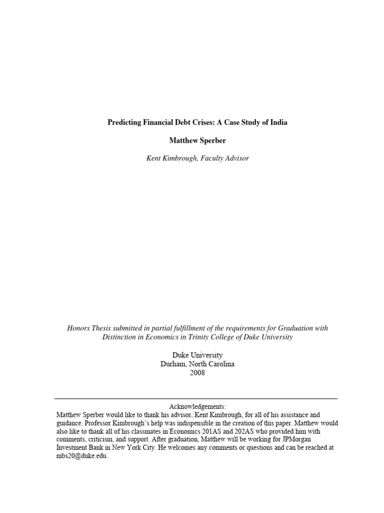 Case Study Crisis | PDF