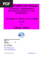 Year 7 NAPLAN 2016 Test Answers | PDF | Data Collection | Australia