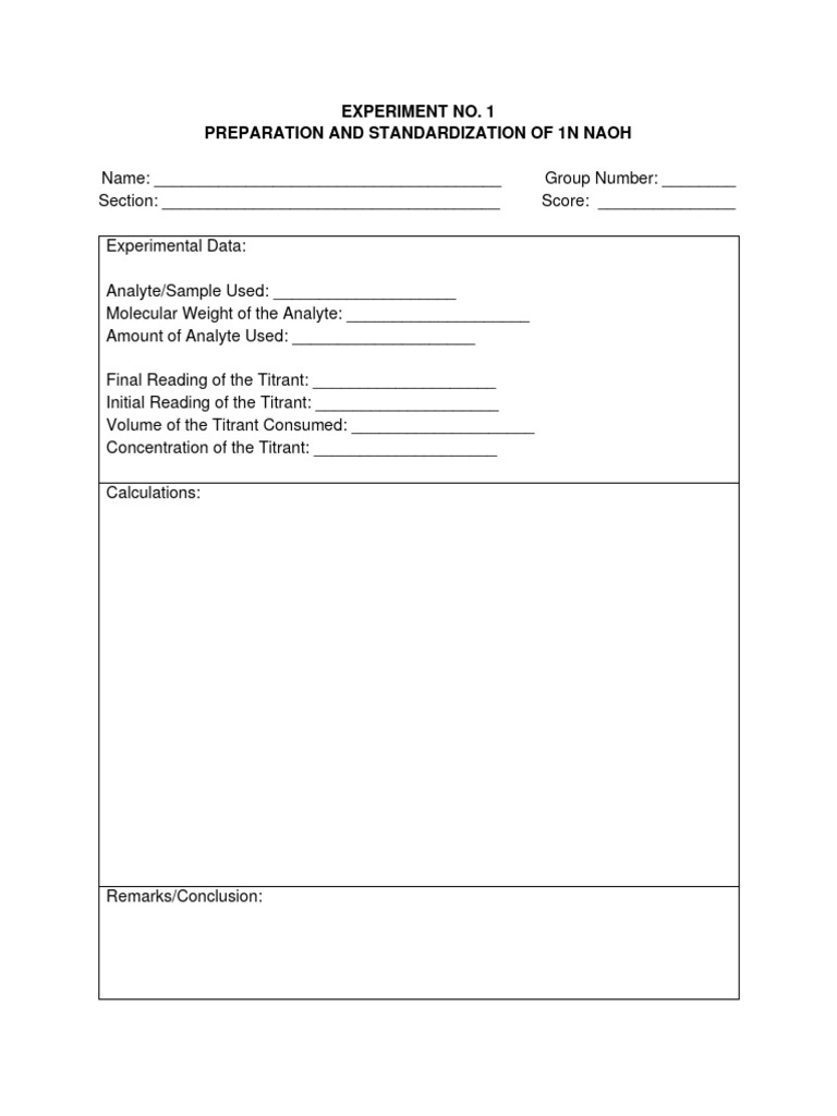 Experiment No. 1 and 2 | PDF