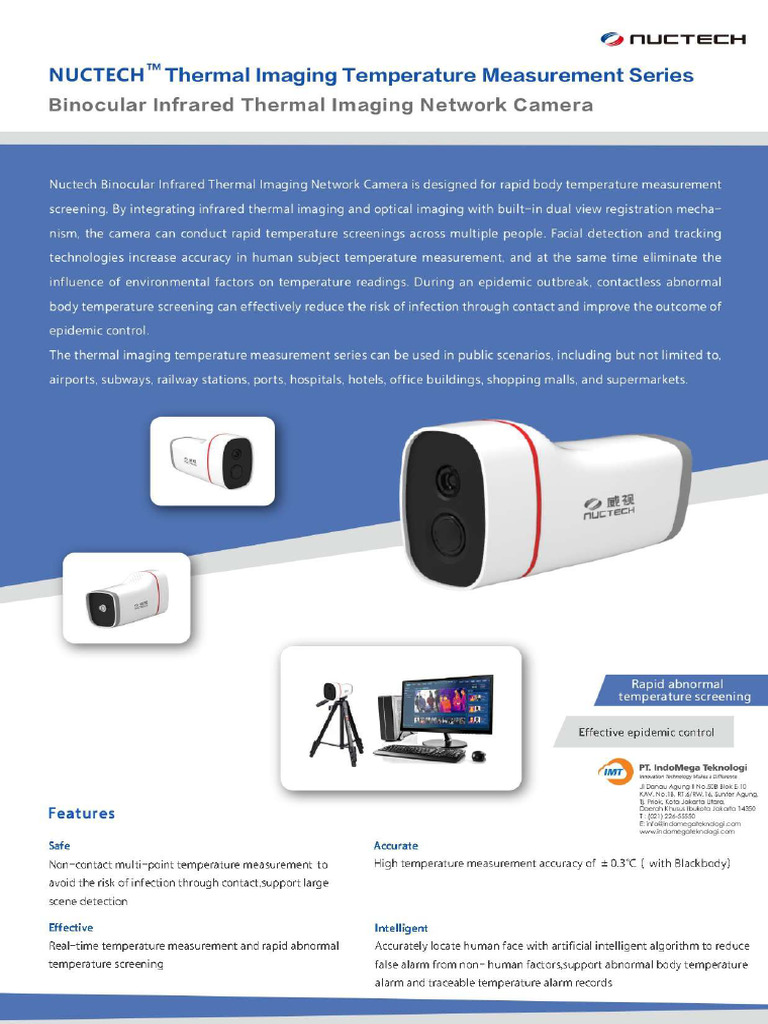 Nuctech Binocular Infrared Thermal Imaging Network Camerav1 | PDF