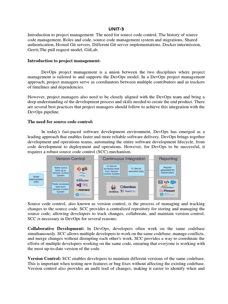 UNIT-3-1 Devops Jntuh Syllabus | PDF UNIT-3-1 Devops Jntuh Syllabus | PDF