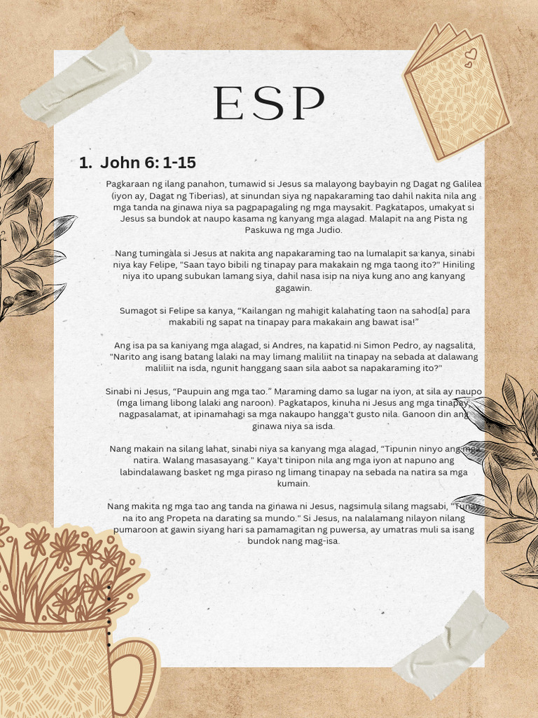 ESP Verses | PDF