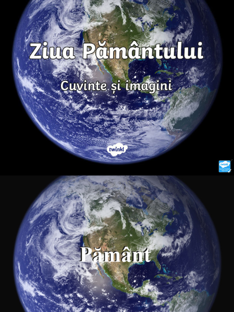 Ro Us t 2546313 Ziua Pamantului Cuvinte Si Imagini Powerpoint | PDF