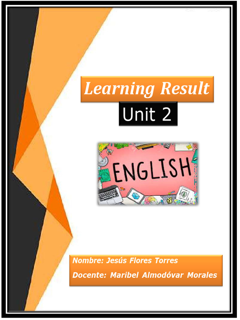 LEARNING RESULT UNIT 2 | PDF
