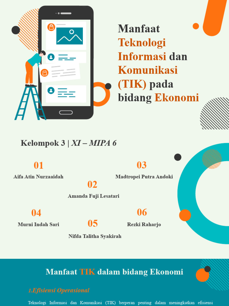 Manfaat Tik Dalam Bidang Ekonomi | PDF