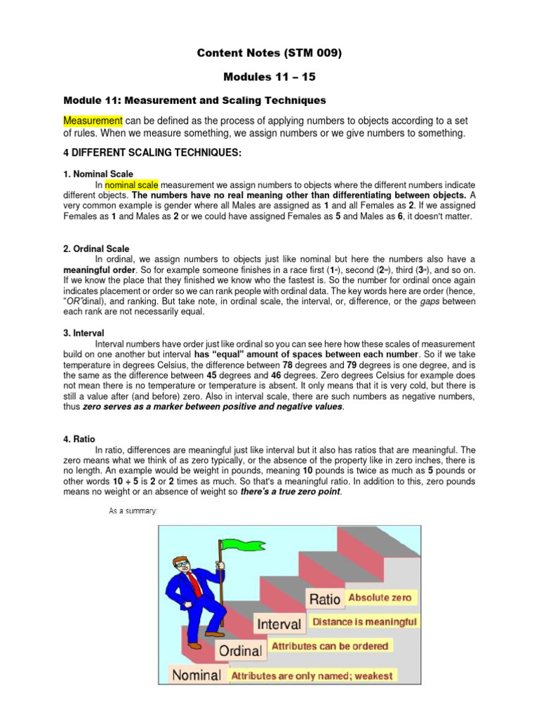 STM 009 - Content Notes | PDF