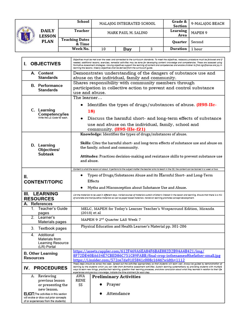 Cot LP G9 Drugs | PDF