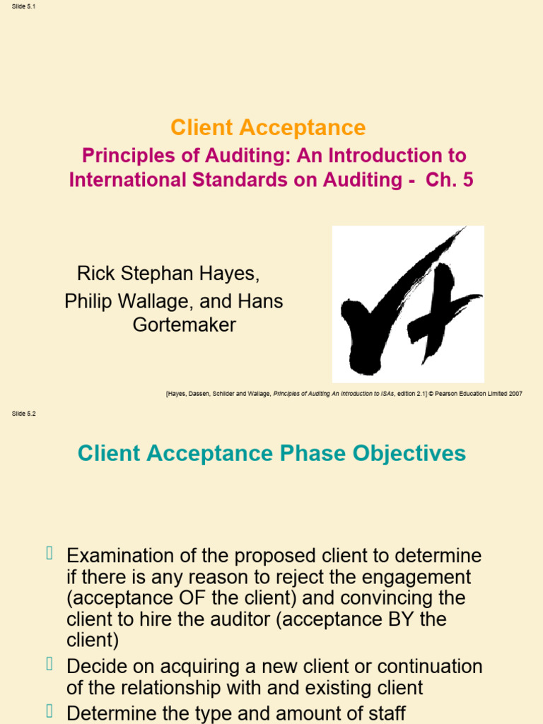 Client Acceptance in Auditing ISAs | PDF | Financial Audit | Audit