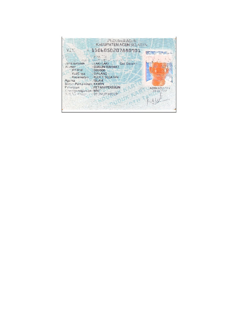 KTP Pupuk Subsidi | PDF