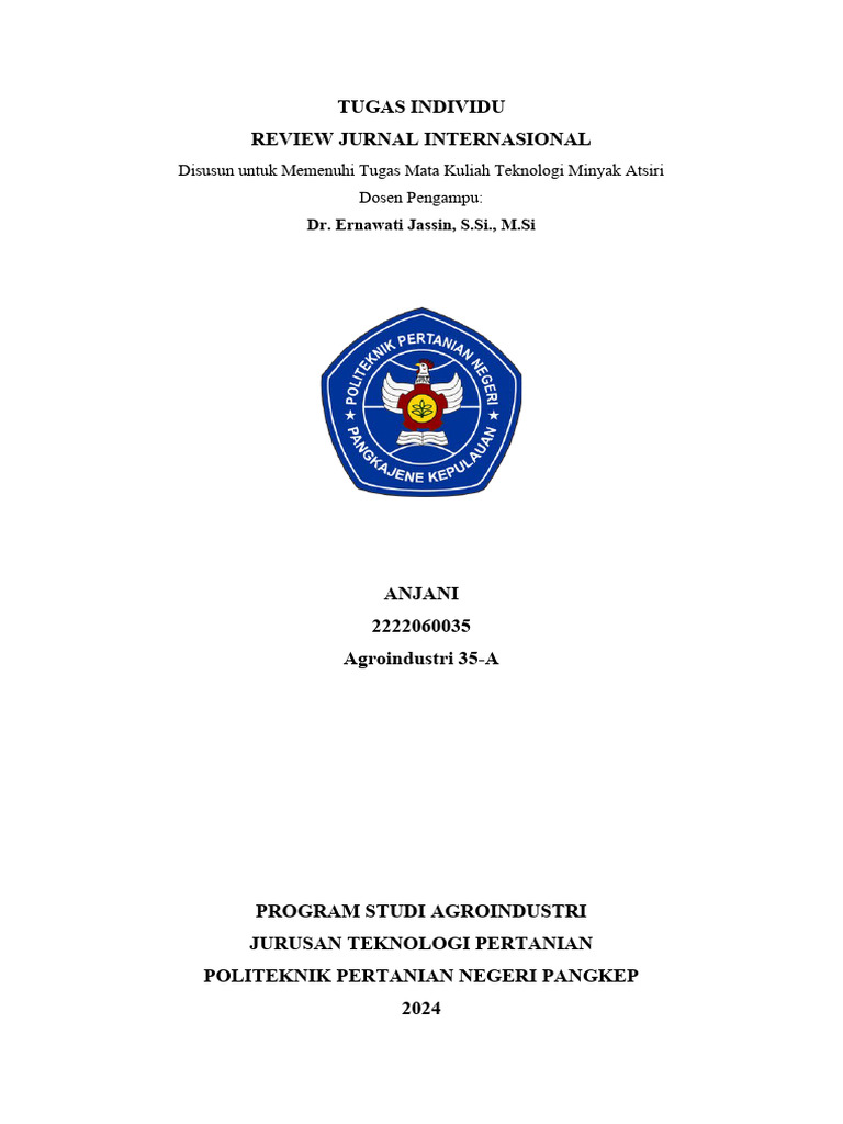 Anjani 2222060035 Tma | PDF | Sains & Matematika | Teknologi & Rekayasa