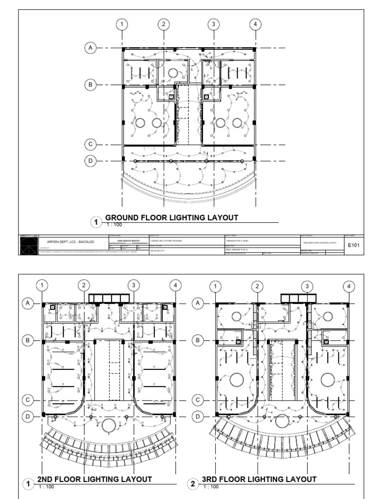 Sample Electrical Layout and Computation; Student | PDF