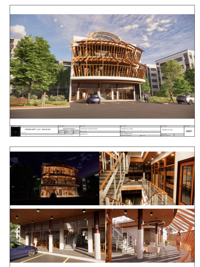 Sample Working Drawing and Architectural Presentation Student | PDF