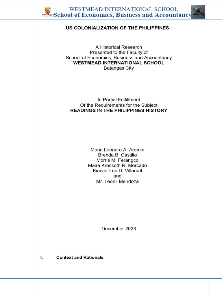 Group 2 HISTORICAL RESEARCH | Download Free PDF | Philippines | Colonialism