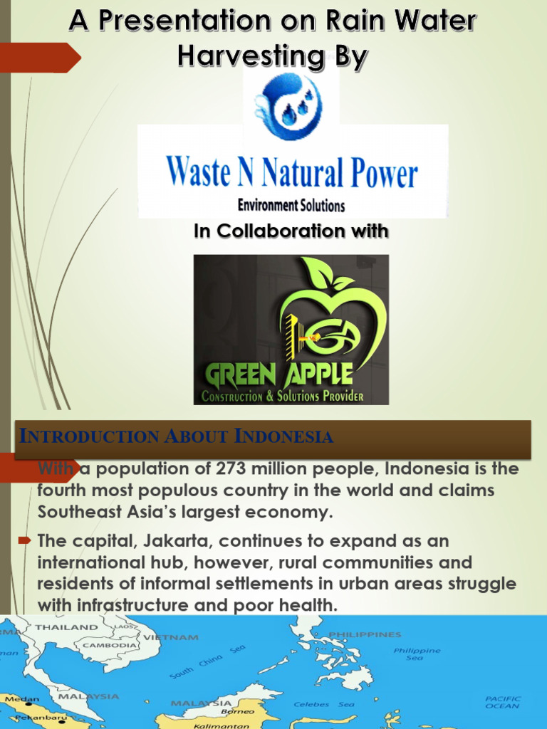 Rainwater Ppt For Indonesia 1 Pdf