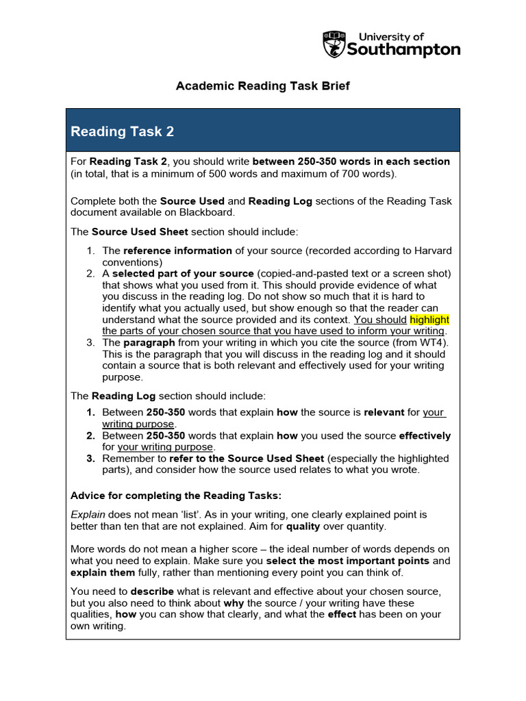 RT2 Task Brief 2022 | PDF