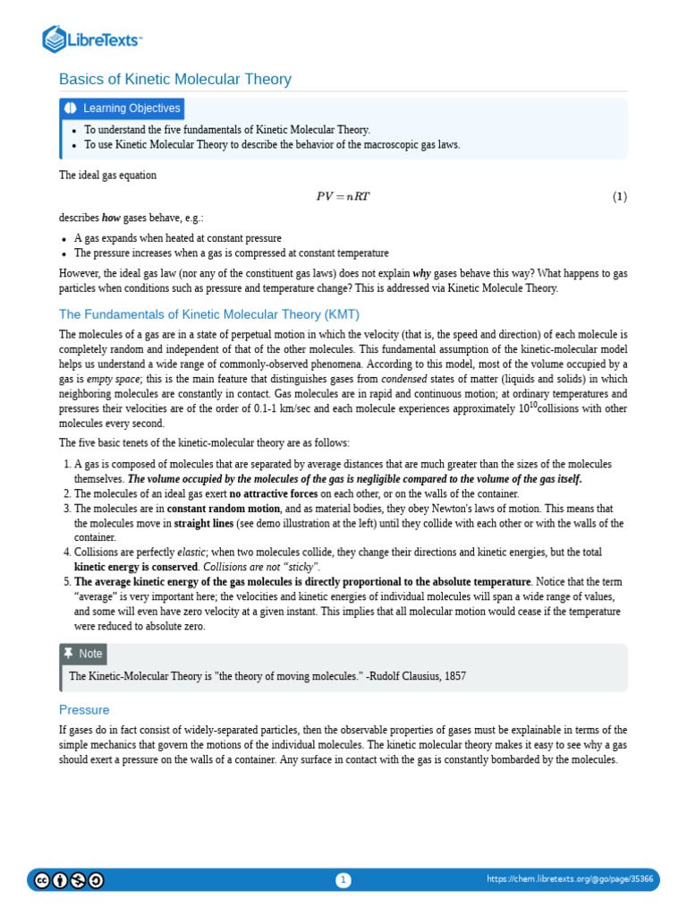 Basics_of_Kinetic_Molecular_Theory | PDF
