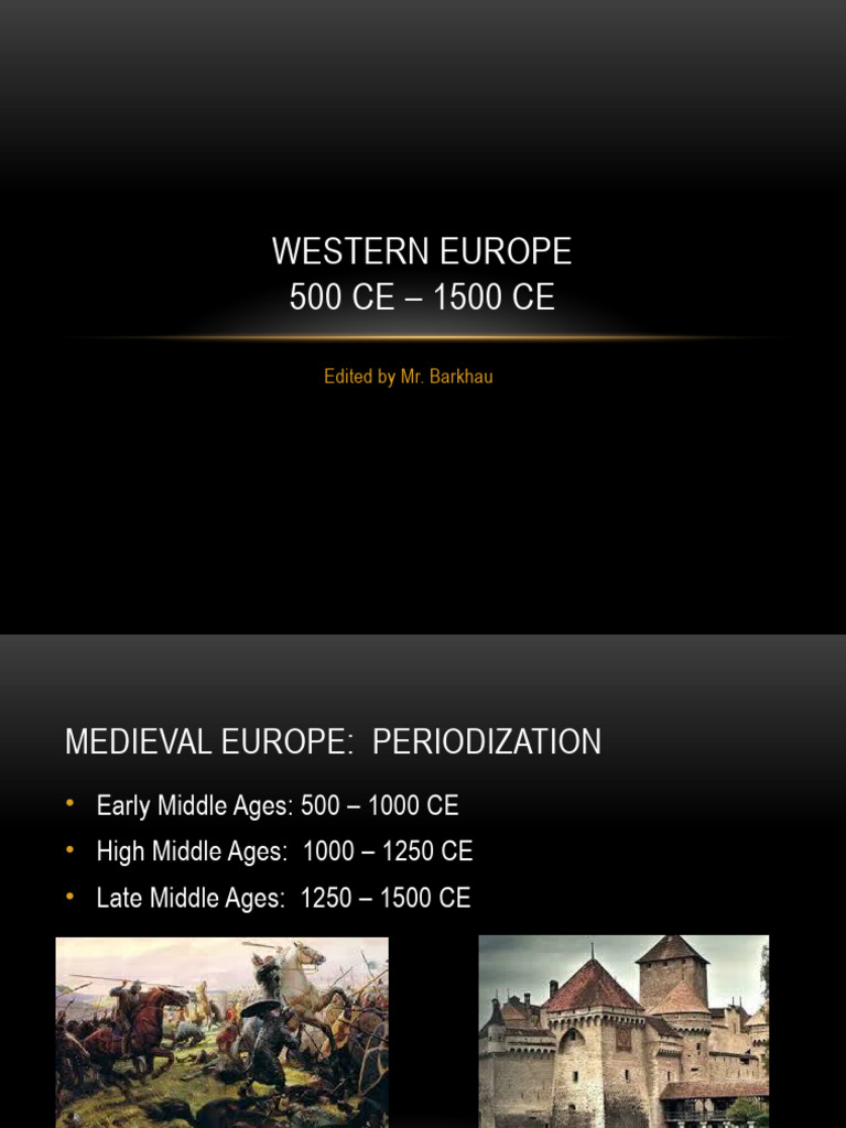 Western Europe 500 - 1300 CE | PDF | Travel | Religion & Spirituality