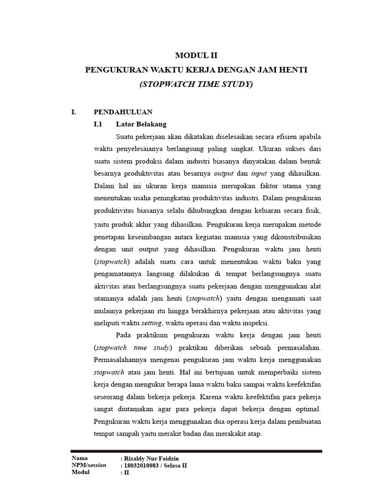 Lapres Modul 2 Sesi Selasa 2 Meja 10 | PDF