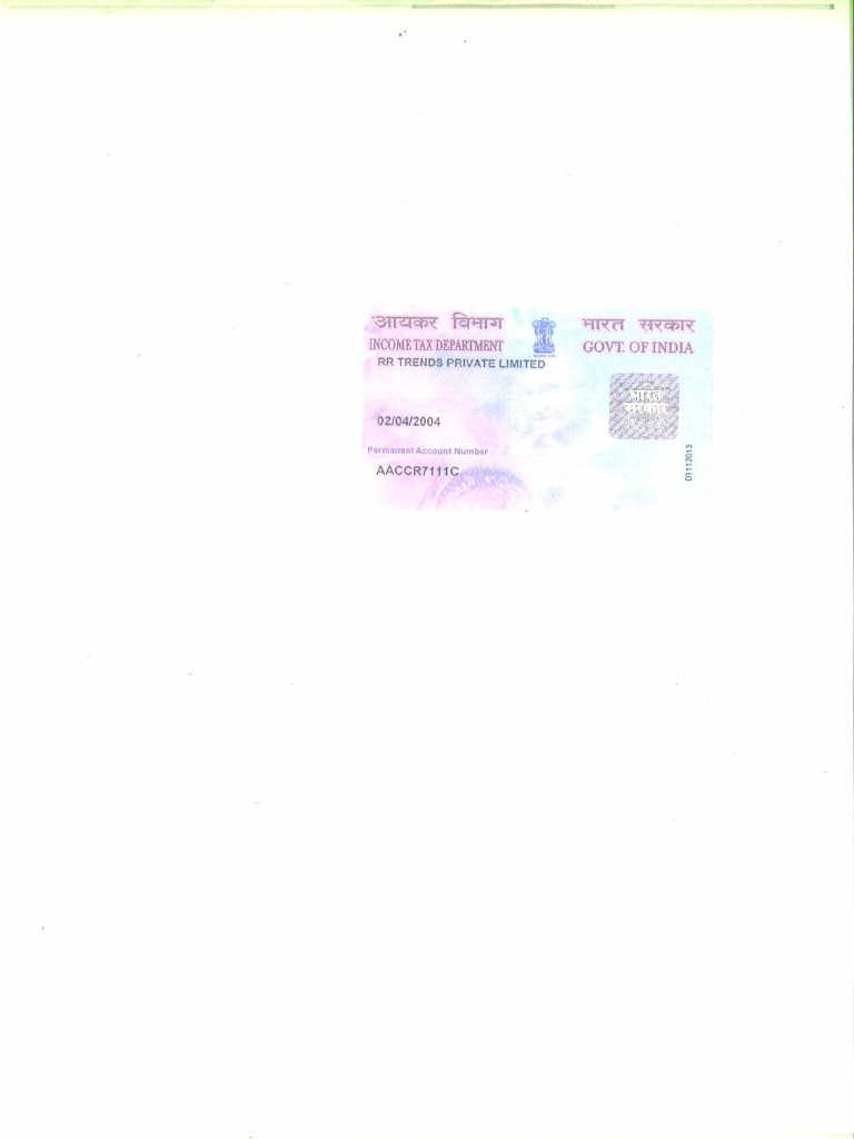 Pan Card | PDF
