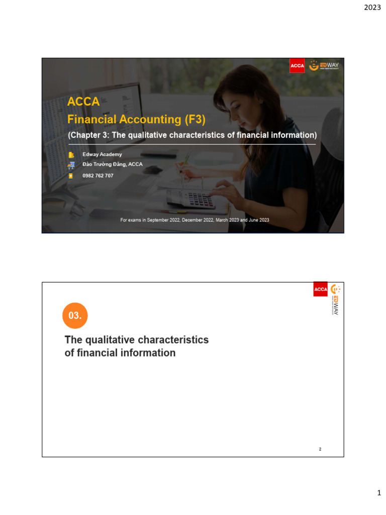 ACCA Financial Reporting Guide | PDF