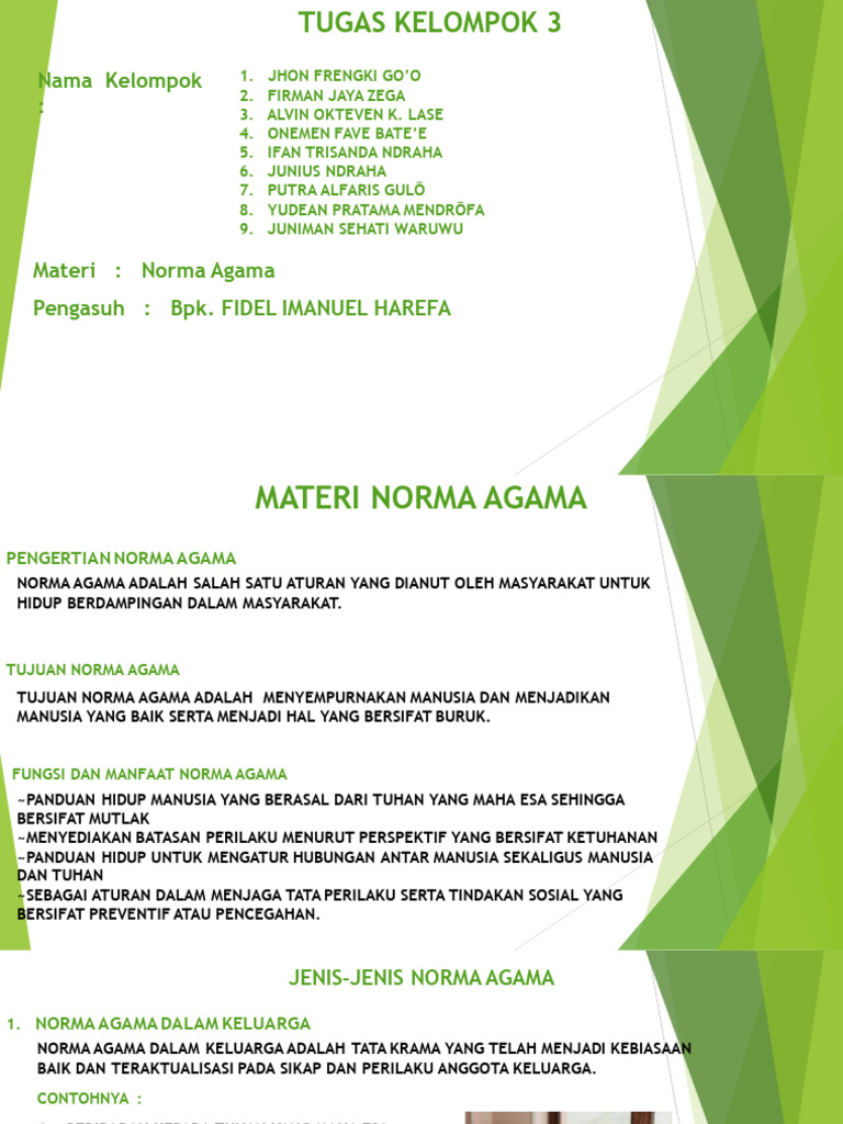 Manfaat dan Jenis Norma Agama | PDF | Kesehatan Holistik