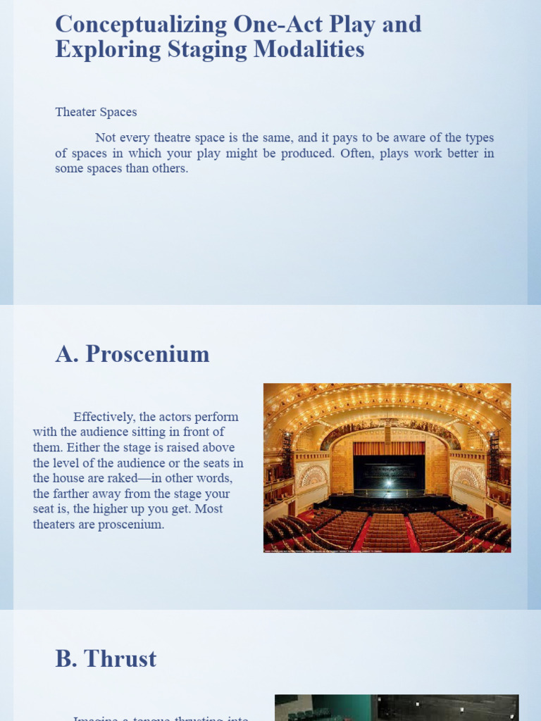 Theater Spaces | PDF