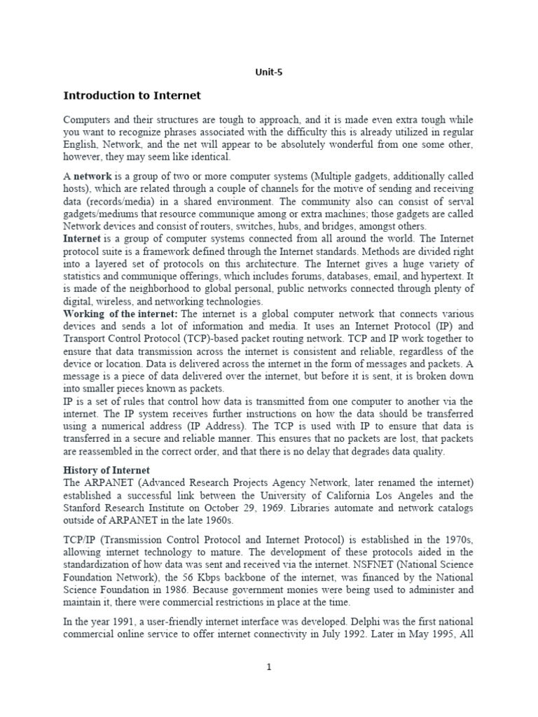 Unit-5 | PDF | Ip Address | I Pv6