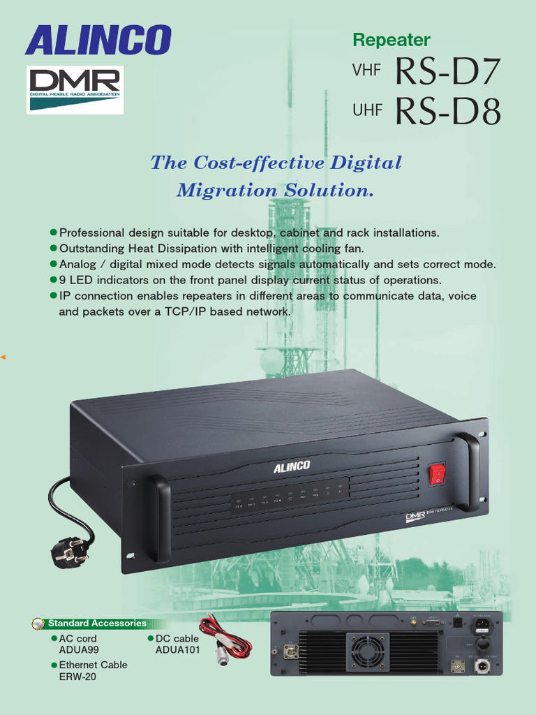 Alinco RS-D8 Repeater | PDF