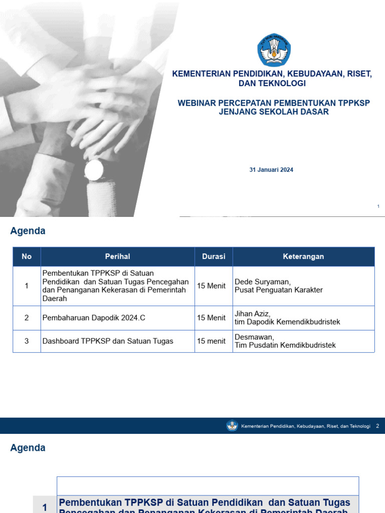 Materi Webinar Pembentukan TPPKSP | PDF