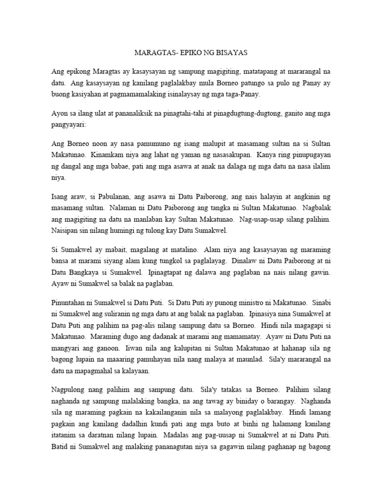 MARAGTAS Ni Davre | PDF