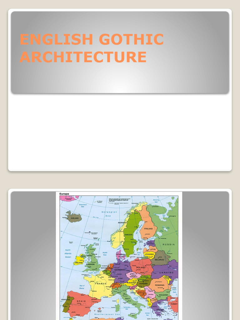 English Gothic Architecture Overview | PDF