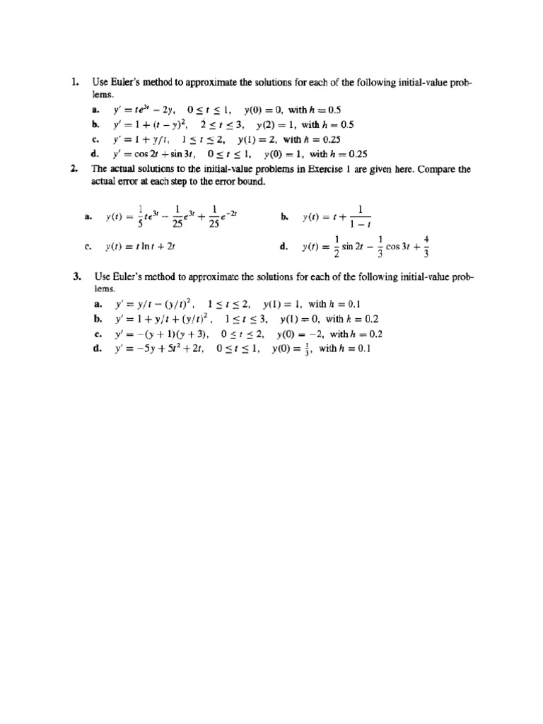 Euler Notes 2 | PDF