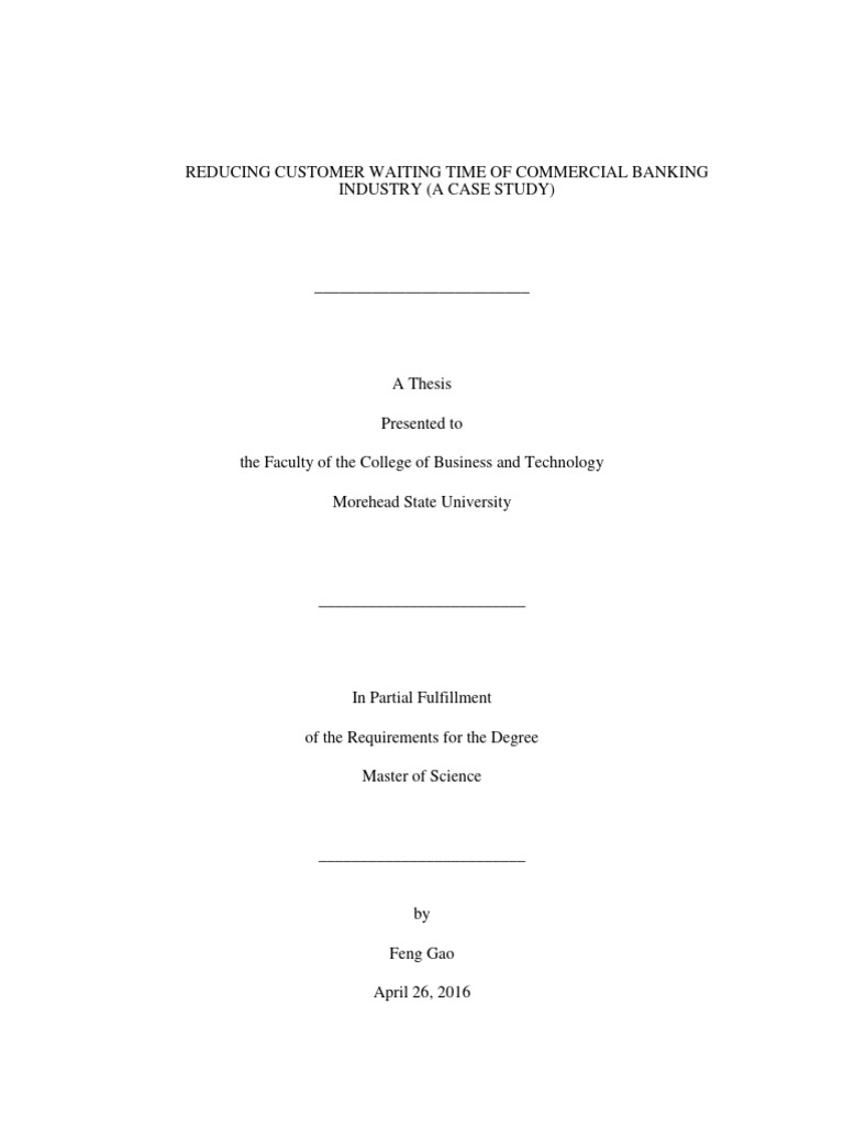 Reducing Customer Waiting Time of Commer | PDF | Six Sigma | Lean ...