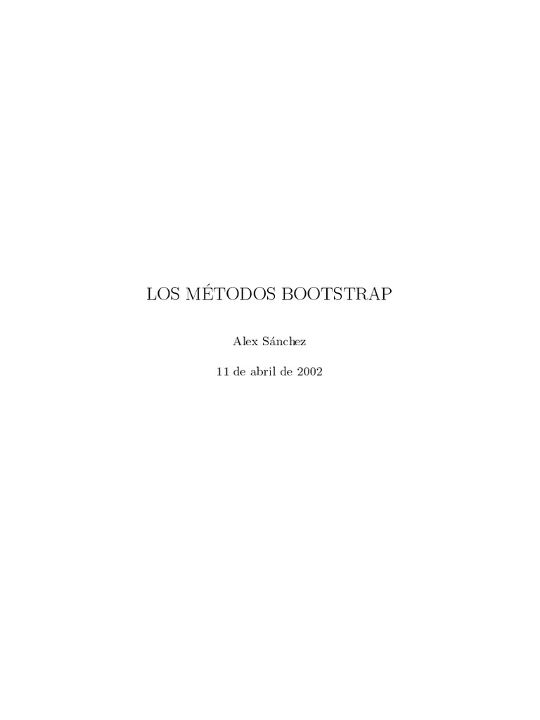 Introduccion al Bootstrap-2001 | PDF