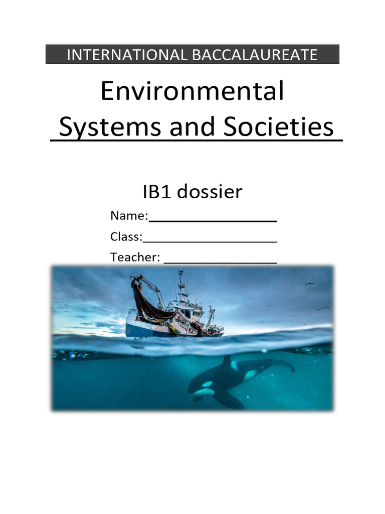 IB1 ESS Dossier | PDF