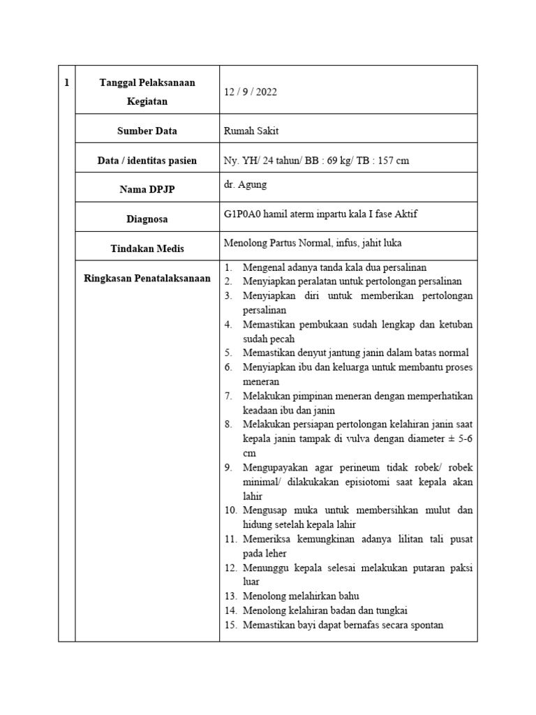 Menolong Partus Normal (2) OK | PDF