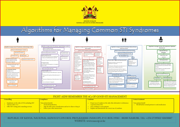 STI Syndromic Management Algorithms | PDF
