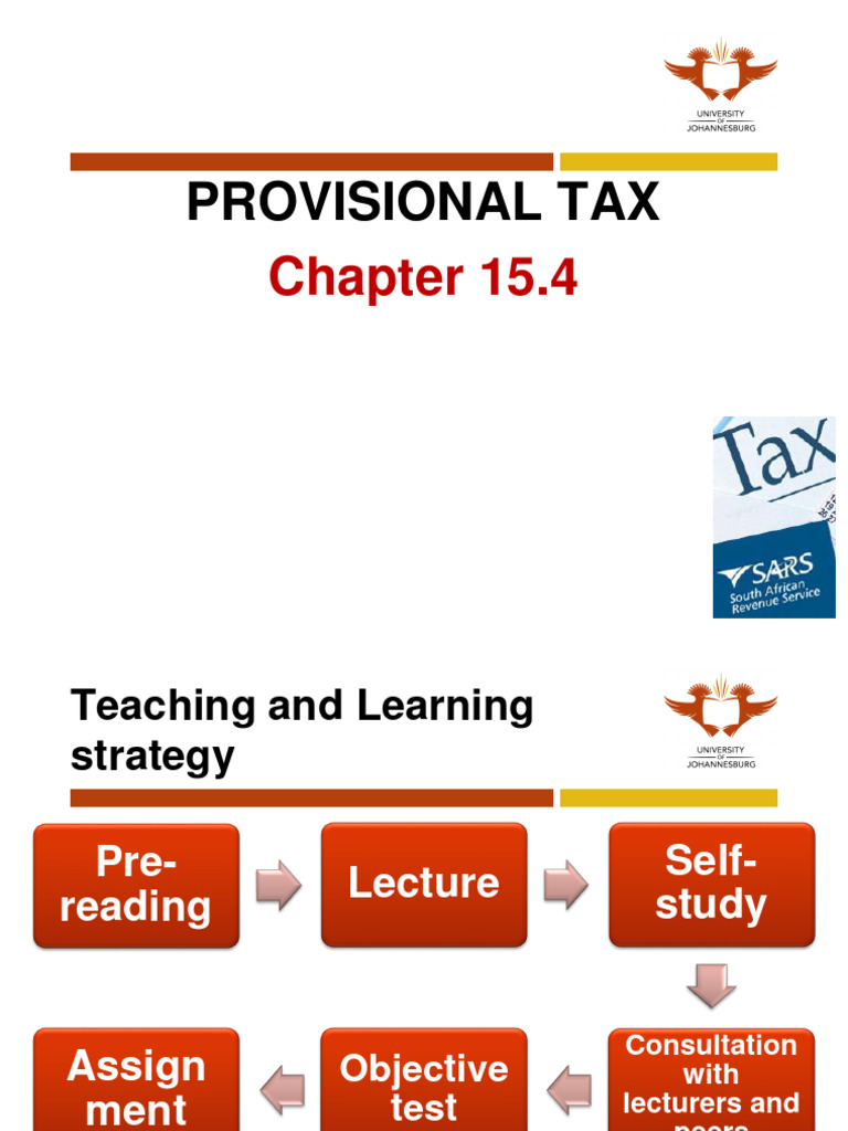 Provisional Tax Guide | PDF | Taxes | Corporate Tax