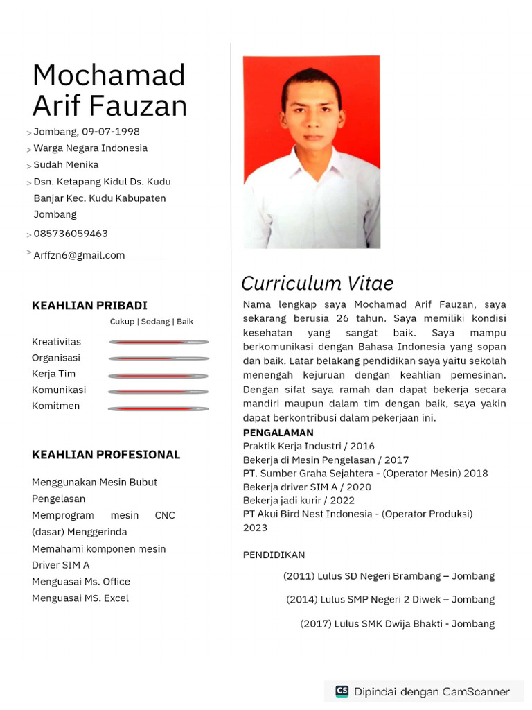 CV Terbaru | PDF