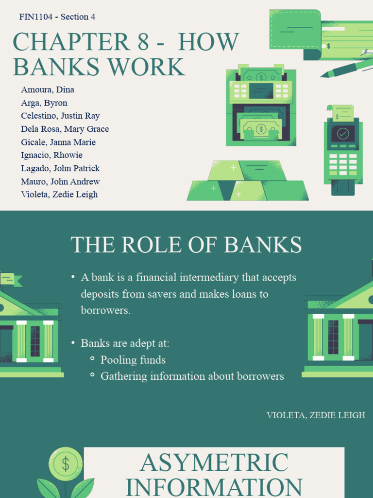 Chapter 8 How Bank Works | PDF