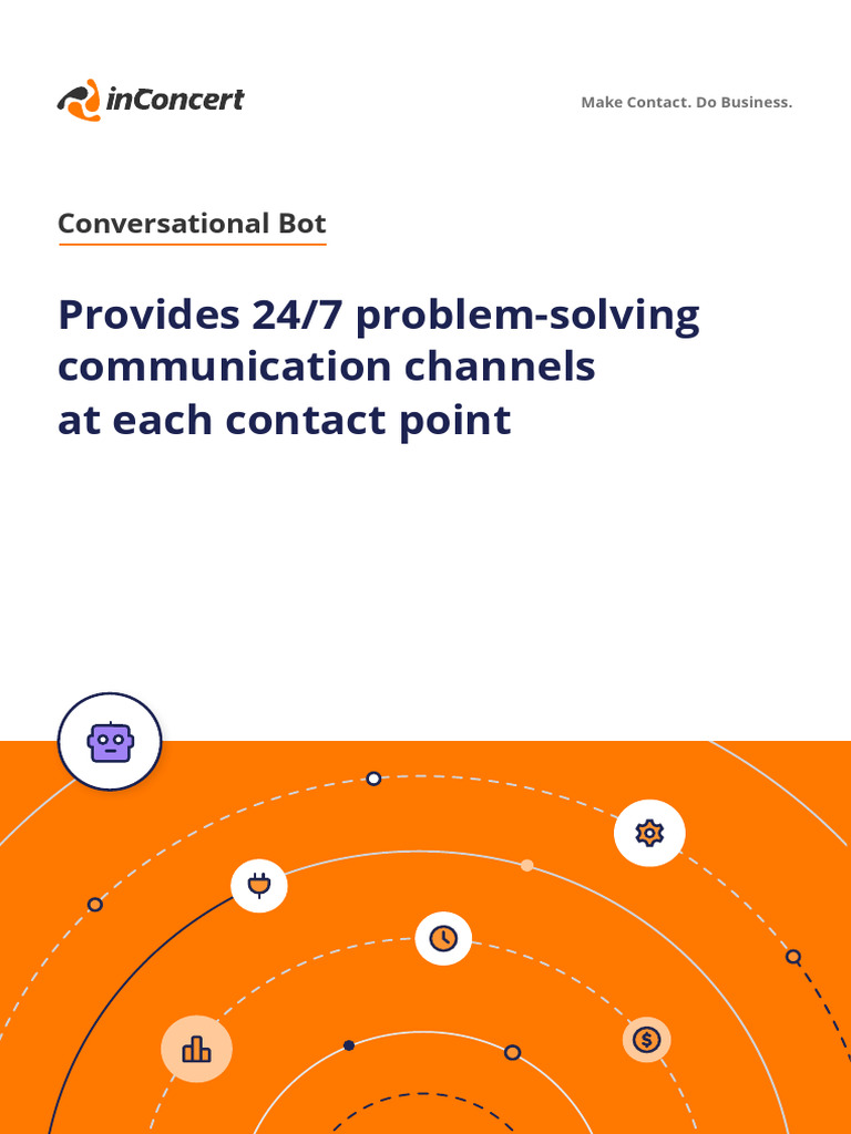 Inconcert Brochure Digital - Conversational Bot | PDF | Business