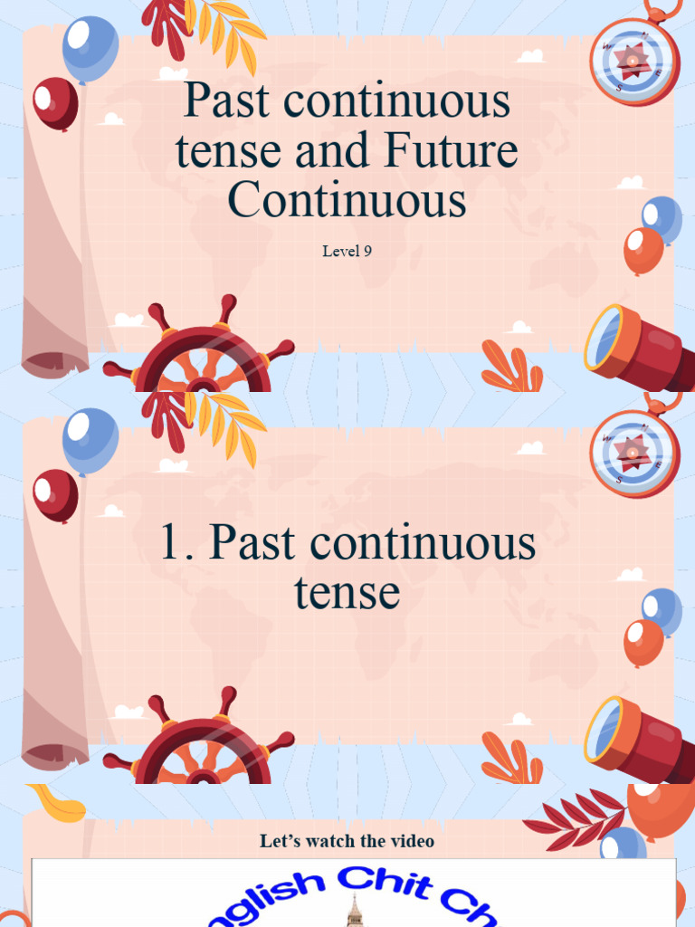Past Continuous Presentation | PDF