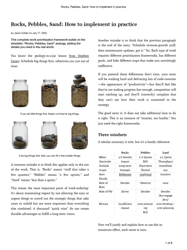 Rocks Pebbles Sand | PDF