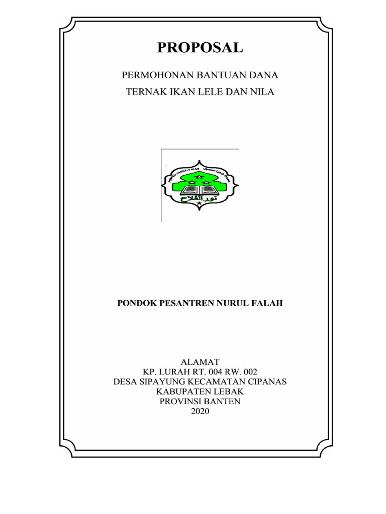 Proposal Program Lele | PDF