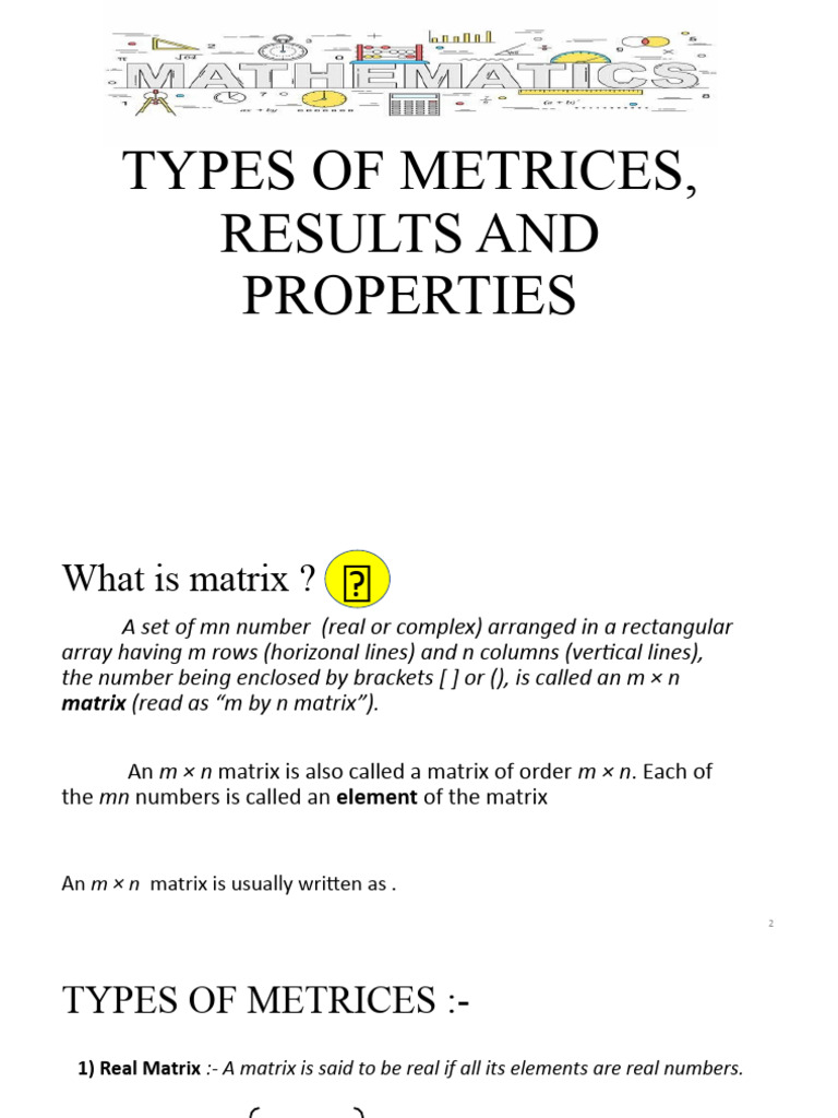 Matrix | PDF